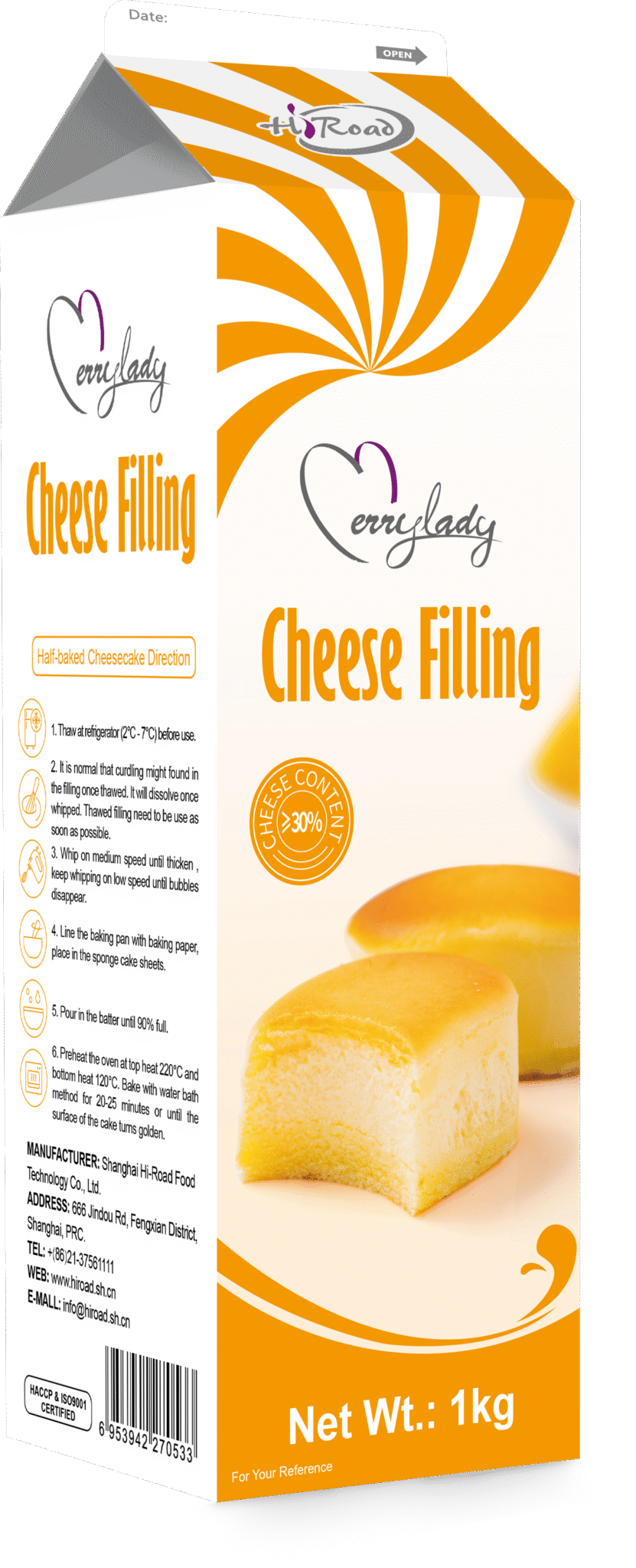 Merrylady Cheese Filling Whip Topping - Merrylady Indonesia | Shanghai ...